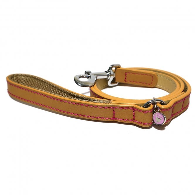 Lux Leather Tan Lead 40" x 3/4" – Commero