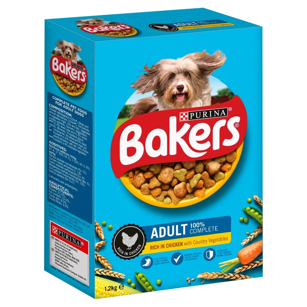 Bakers Adult Chicken & Veg 5x1.2kg – Commero
